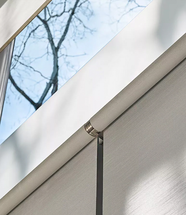 Palladiom Motorized Roller Shades | Lutron Luxury